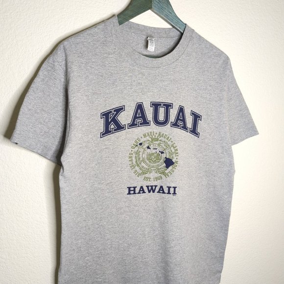 Alstyle | Shirts | Hawaii Kauai Crest Logo Tee | Poshmark
